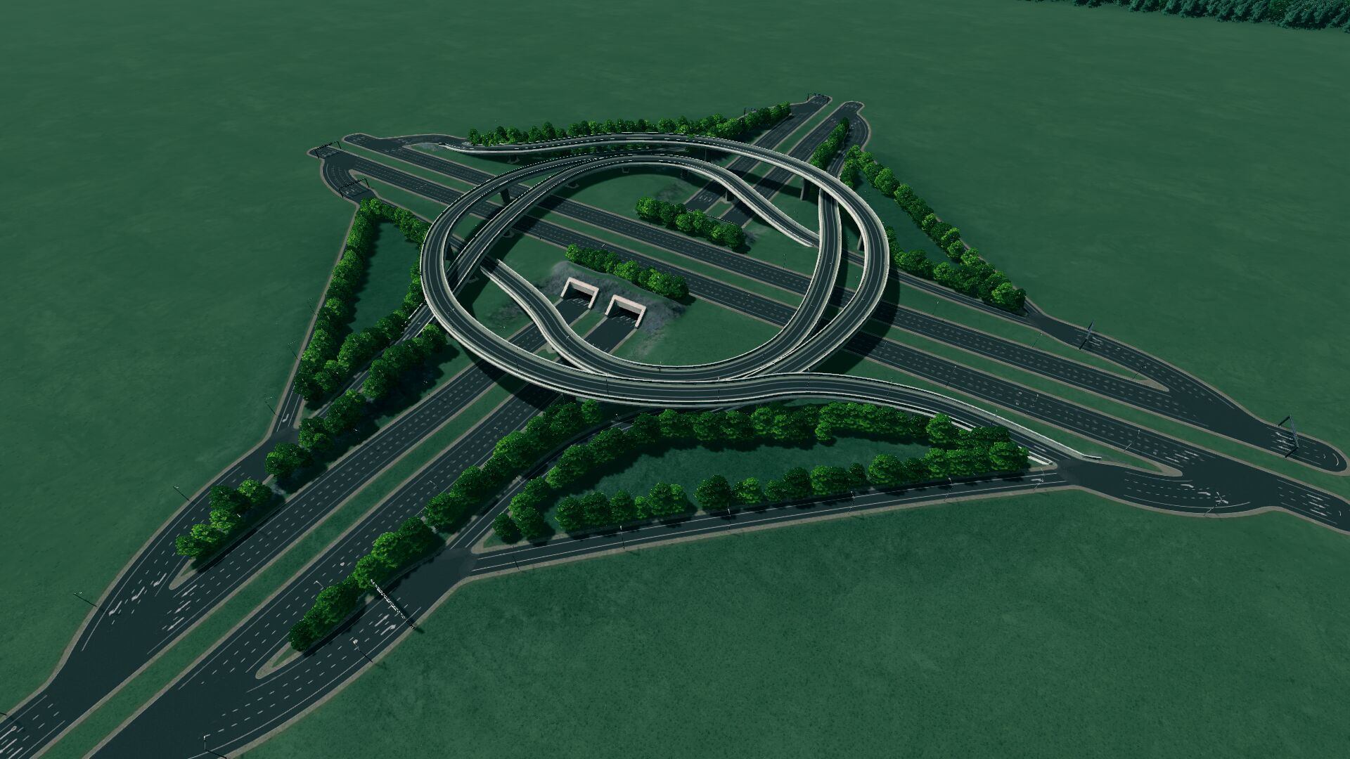 Скачать Cities: Skylines "Turbine Interchange" - Геймплей