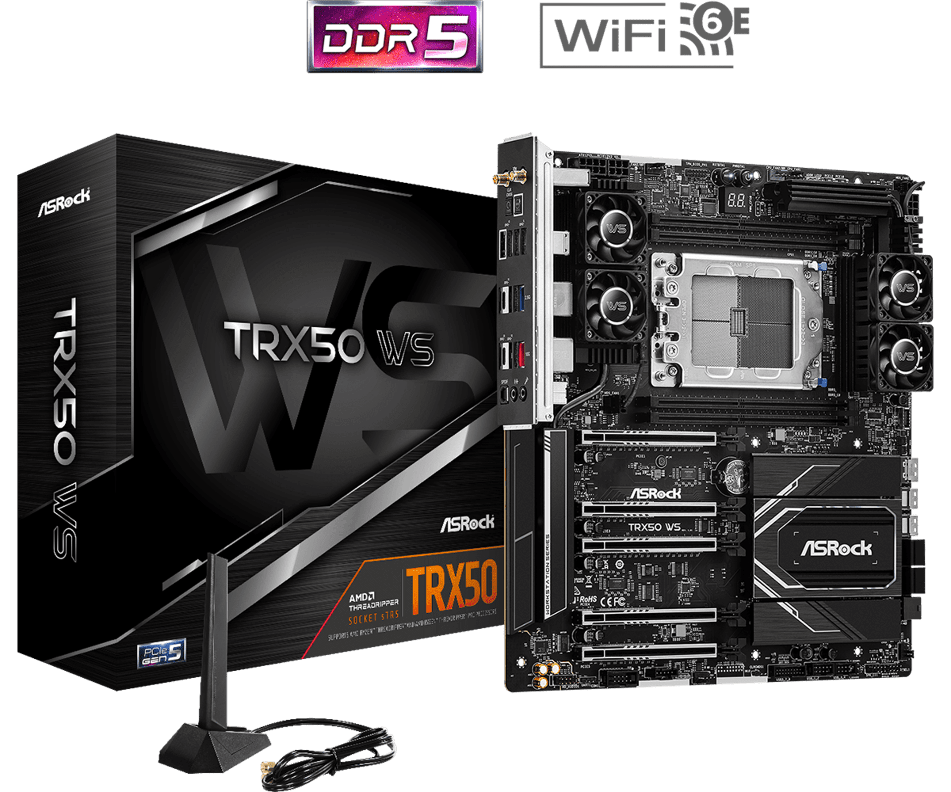 ASRock TRX50 WS - материнская плата для Threadripper 7000 с MOSFET на 110 А