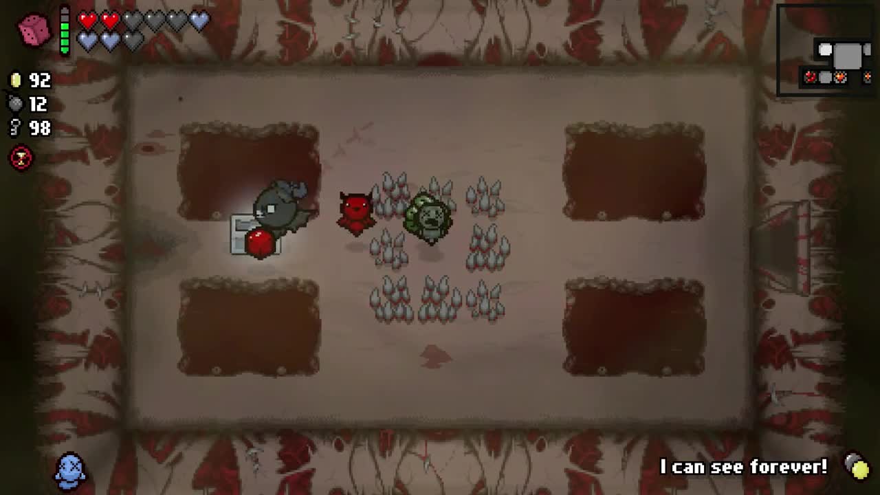 The Binding of Isaac Afterbirth: Brimstone+Epic Fetus+Butt Bombs