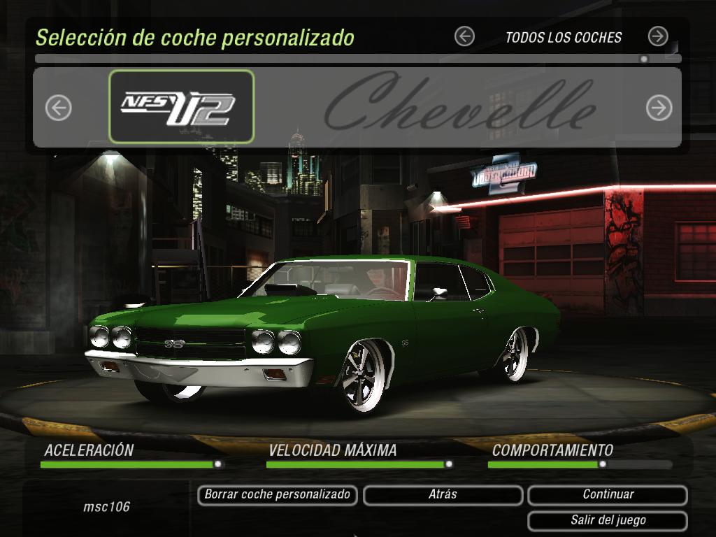 Скачать Need for Speed: Underground 2 "Chevrolet Chevelle SS 424 ...