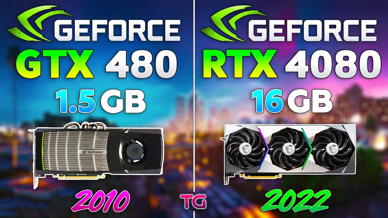 GeForce GTX 480 против GeForce RTX 4080 - что изменилось за 12 лет?