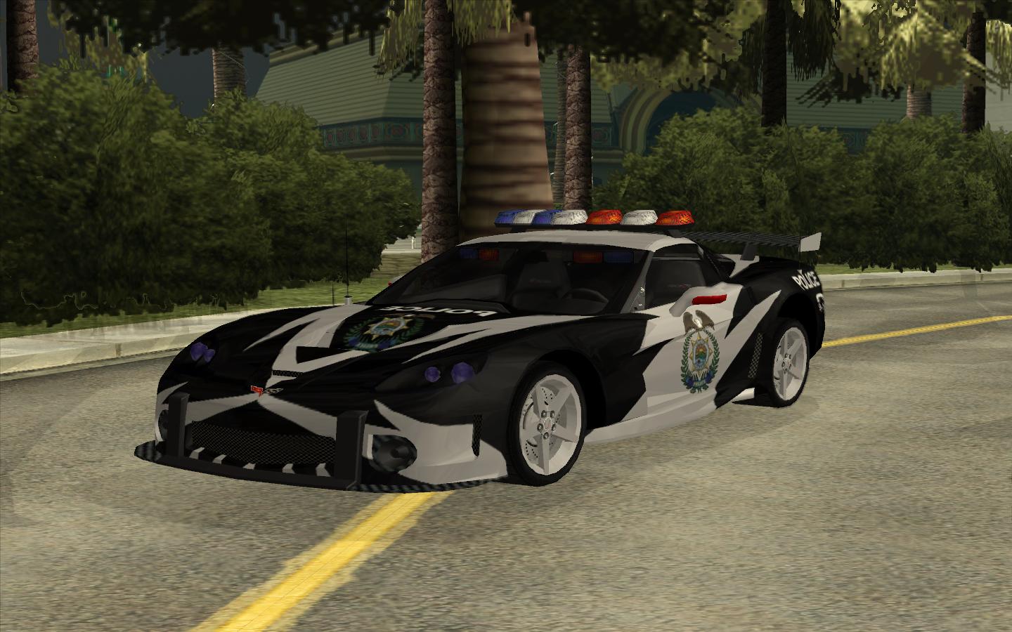 Скачать GTA SA "Chevrolet Corvette Cross C6 Police" - Геймплей