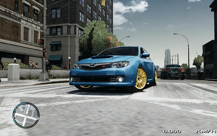 Скачать GTA 4 "Subaru Impreza WRX STI Hatchback 2008 by Daniel" - Геймплей