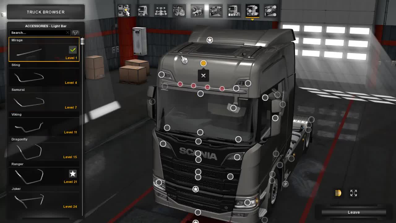 ETS 2 "Краткий Обзор Новых LED Beacons Для Грузовиков"