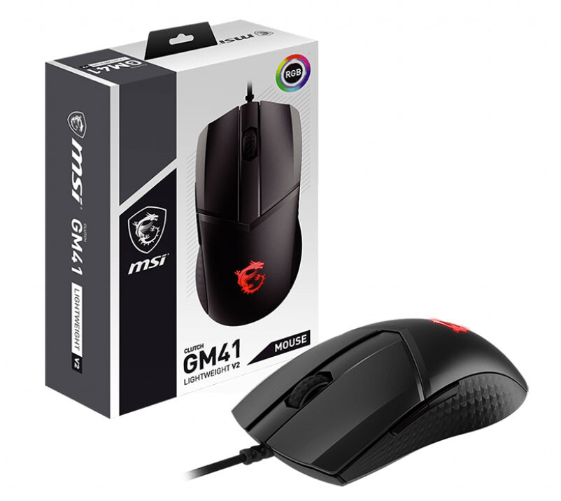 MSI выпустила легкую игровую мышь Clutch GM41 V2