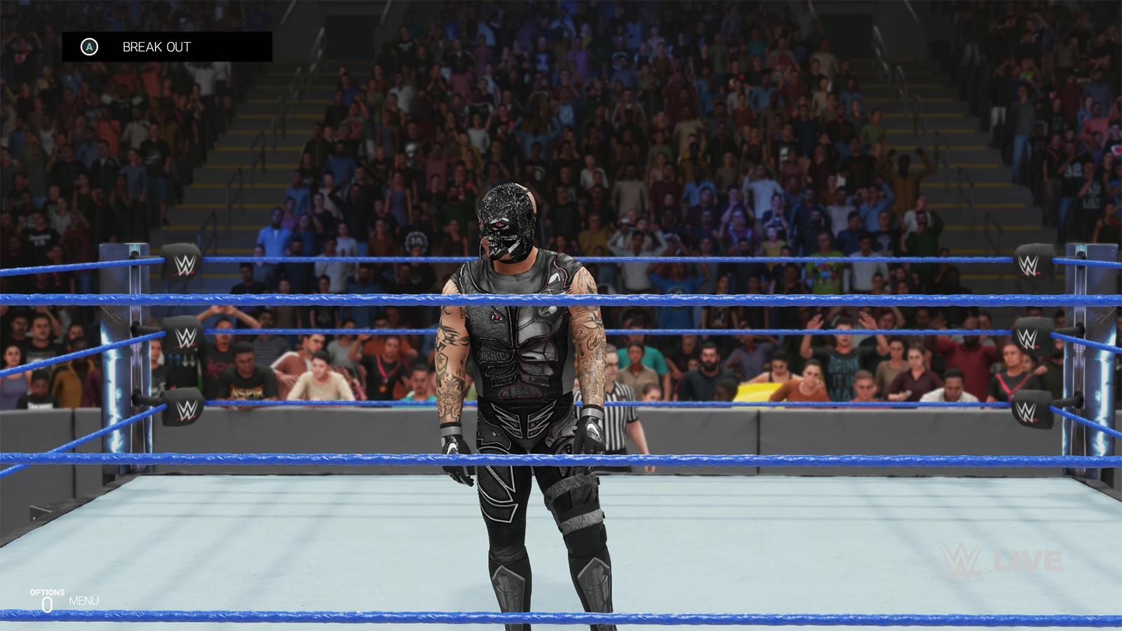 Скачать WWE 2K19 "Rey Mysterio (TERMINATOR) MOD" - Геймплей