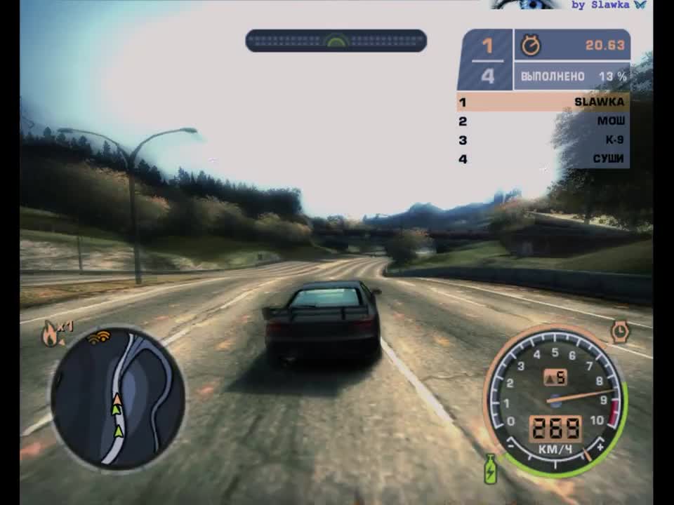 Need for Speed: Most Wanted (2005) "Нарезка из игры"