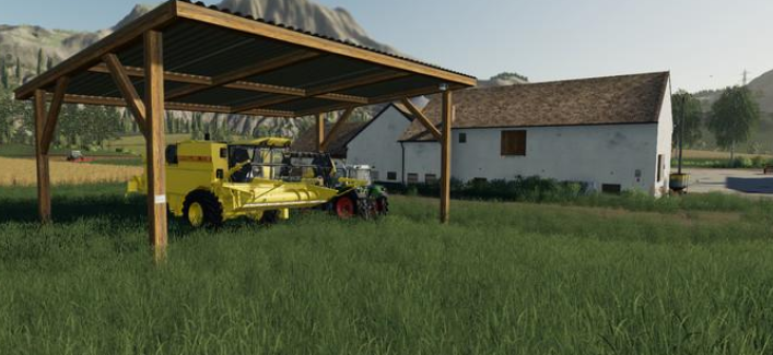 Скачать Farming Simulator 19 "Мод SMALL SHELTER V1.0 FS19" - Геймплей