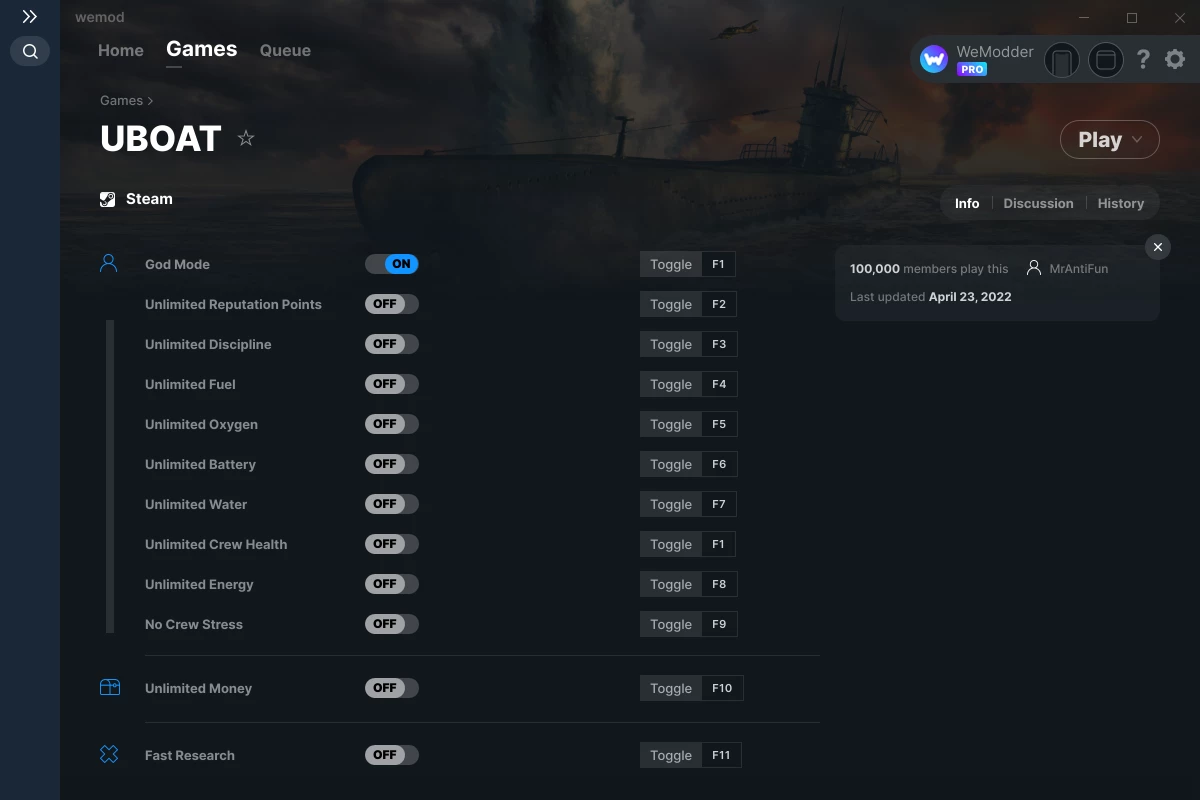 Читы для UBOAT