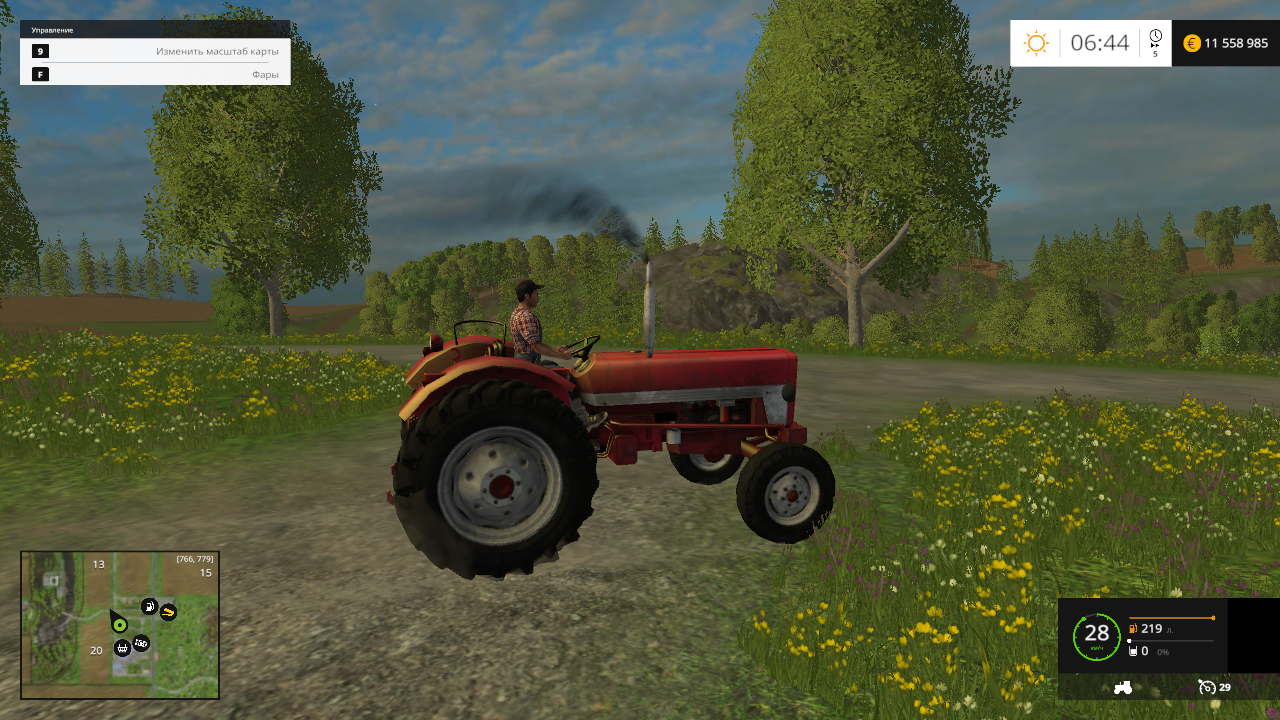Скачать Farming Simulator 15 "Lizard 422 v1.0" - Геймплей