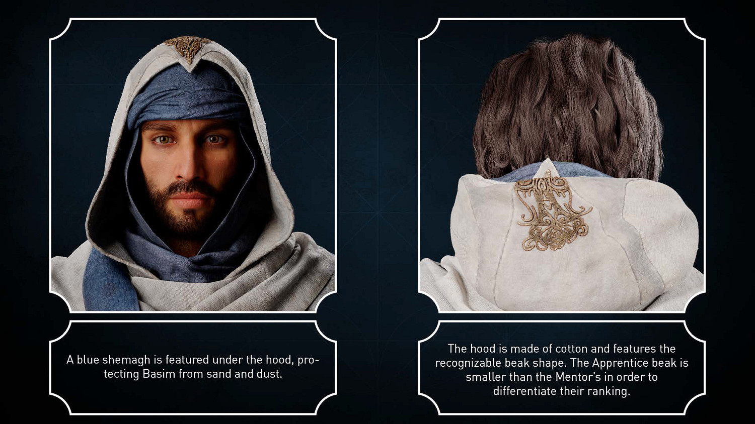 Благодаря косплей-гайду можно подробно познакомиться с Рошан и Басимом из Assassin's Creed Mirage