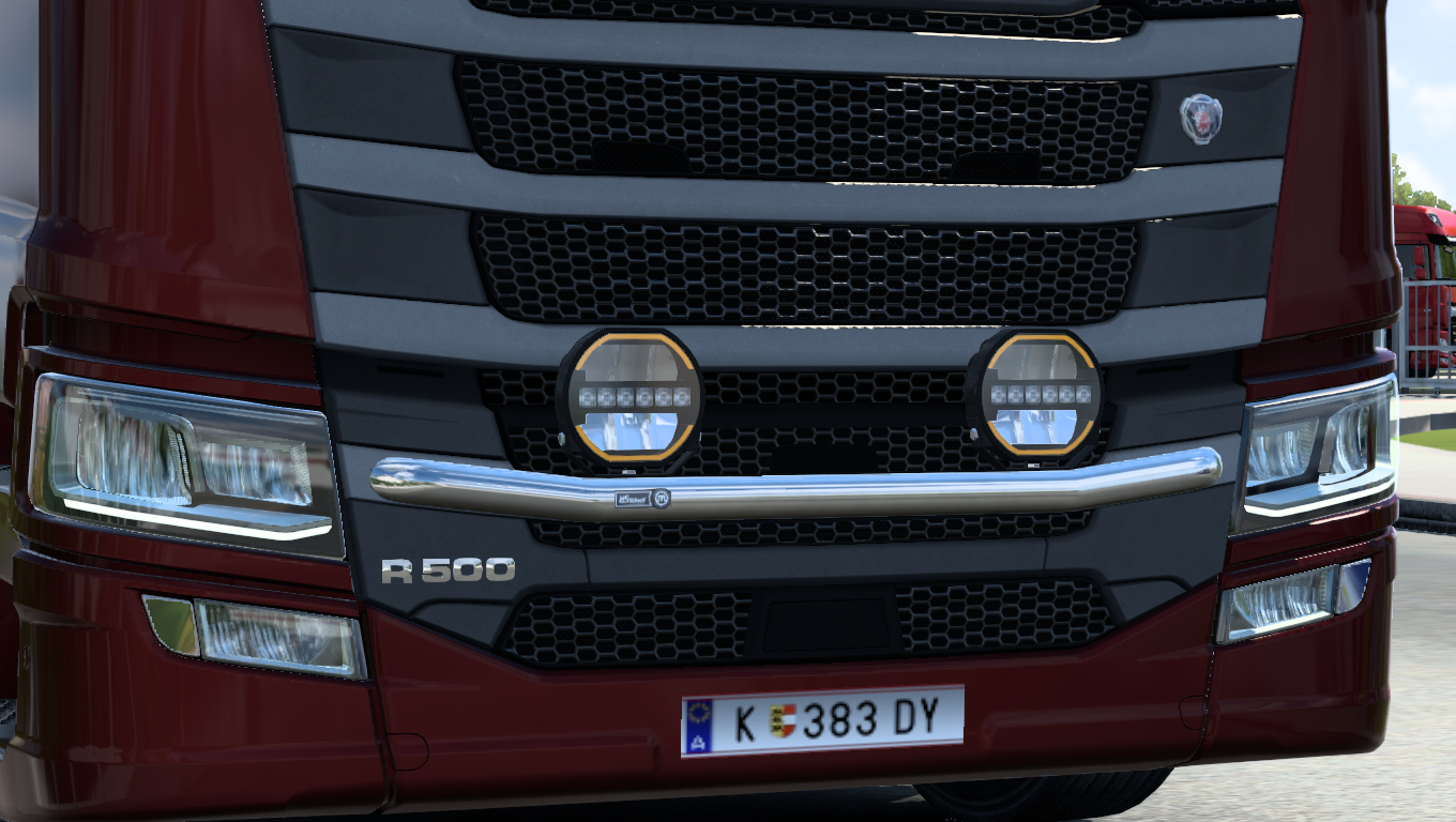 Скачать Euro Truck Simulator 2 "Светодиодные лампы Strands Skyload Light 9 для грузовиков" [v1.0 ...