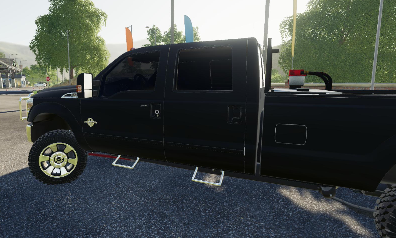 Скачать Farming Simulator 19 "Мод FORD F350 CREW CAB BETA FS19" - Геймплей