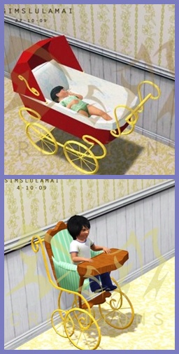 Скачать Sims 3 "Коляска и стульчик" - Геймплей