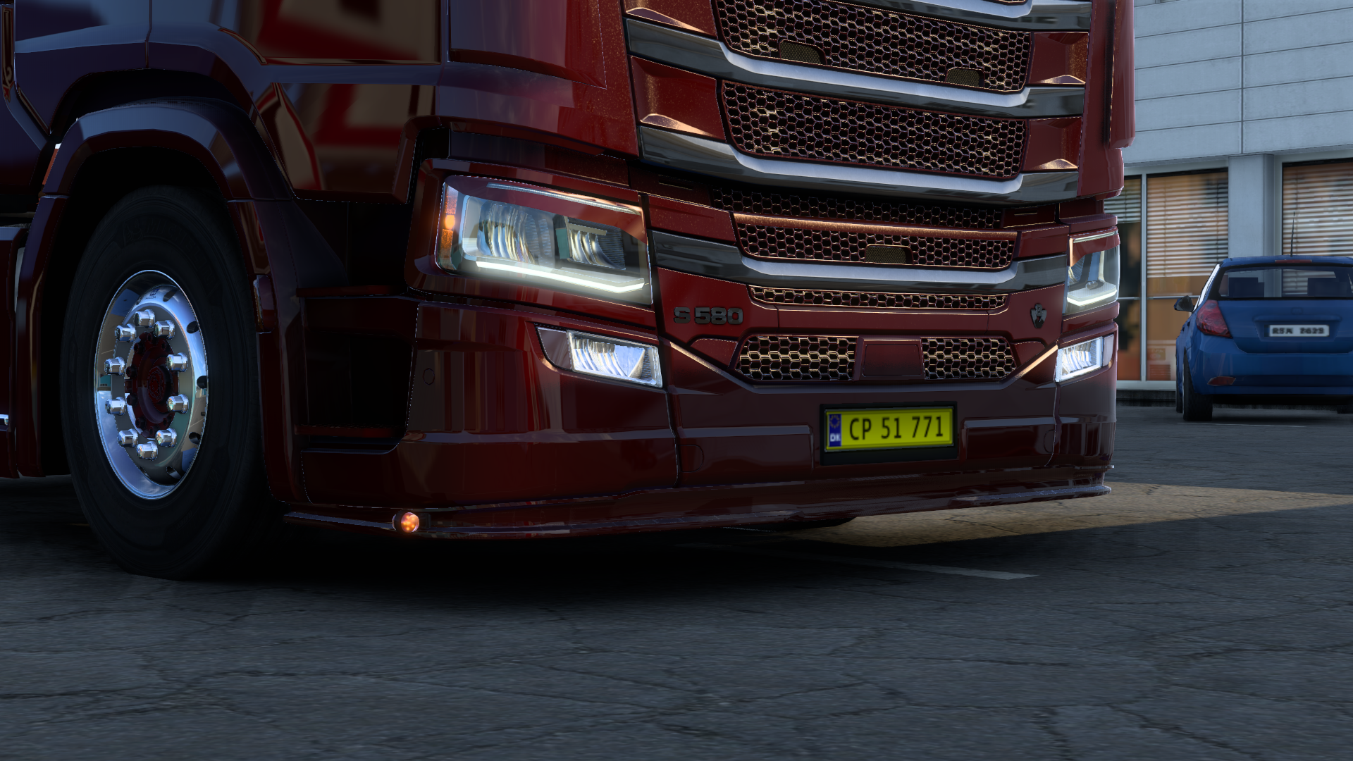 Скачать Euro Truck Simulator 2 "Сплиттер на бампер для Scania 2016" [v1.1] - Транспорт