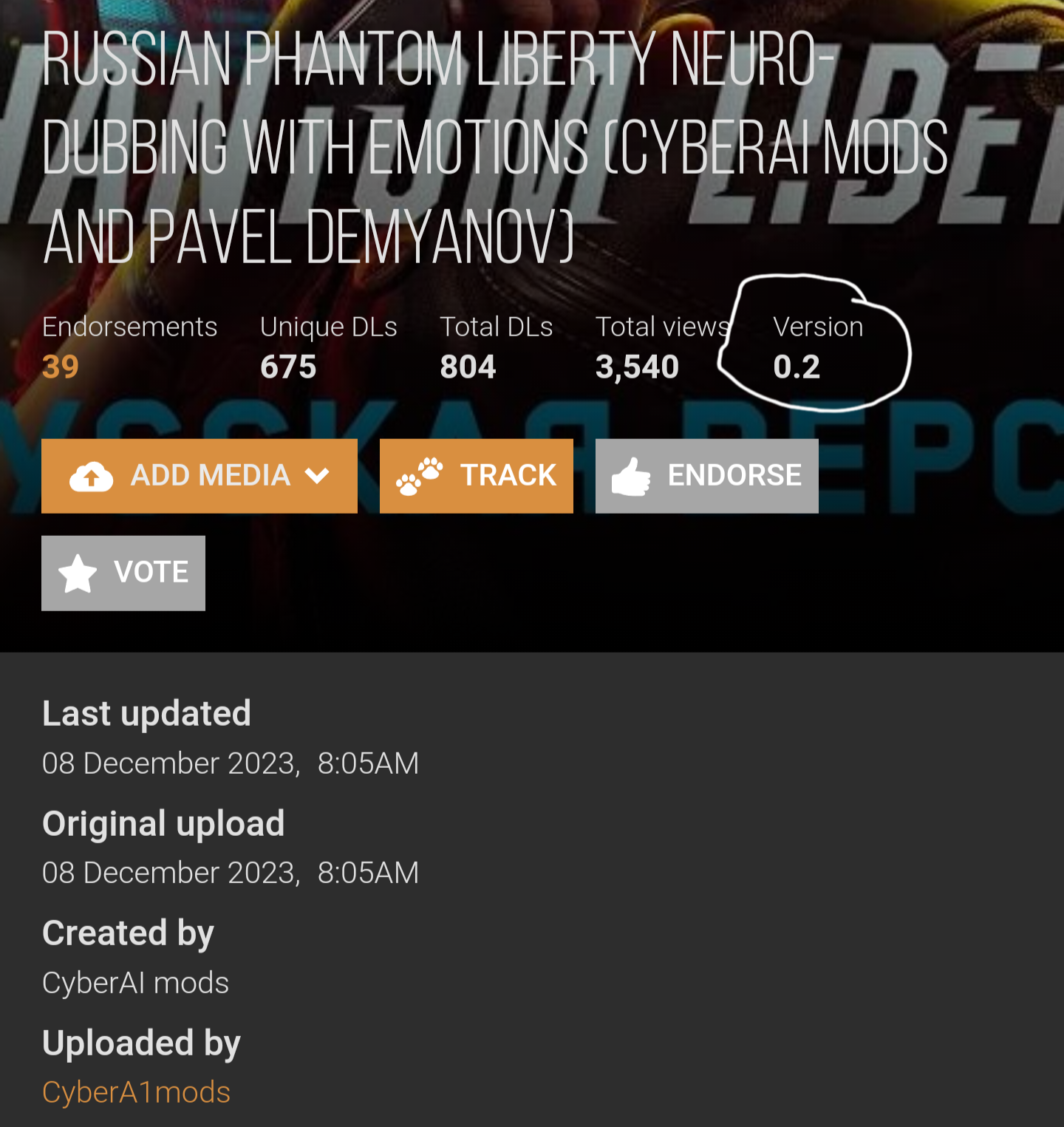 Скачать Cyberpunk 2077 "Нейро-дубляж для DLC Phantom Liberty" [v1.0] {Pavel RedpaX Demyanov и ...