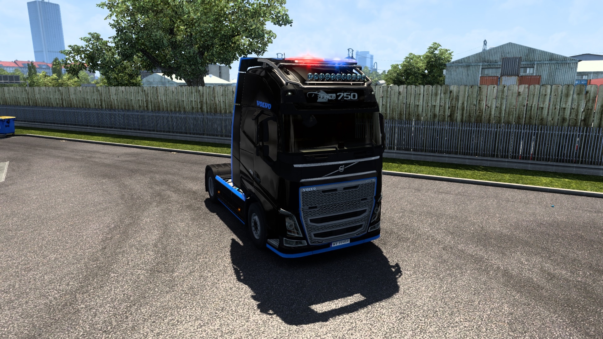 Скачать Euro Truck Simulator 2 "Новые лайтбары для Volvo FH16 2012 v1.0 ...
