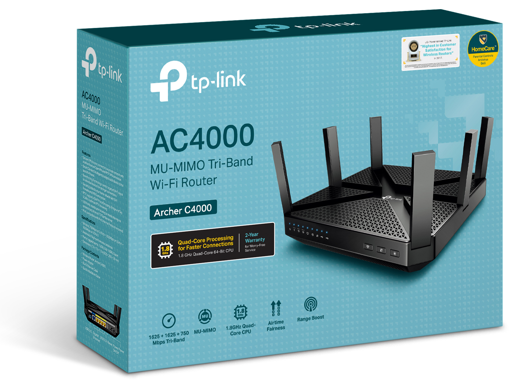 TP-Link Archer C4000 с пропускной способностью 4000 Мбит/с представлен ...