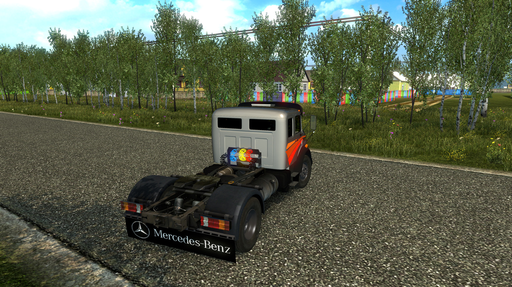 Скачать ETS 2 "Mercedes-Benz LS 1519-1525 brasilian" - Геймплей