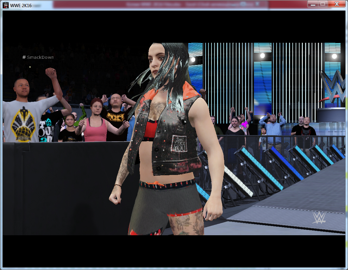 Скачать WWE 2k16 "Ruby Riot 2k19 port final version" - Геймплей