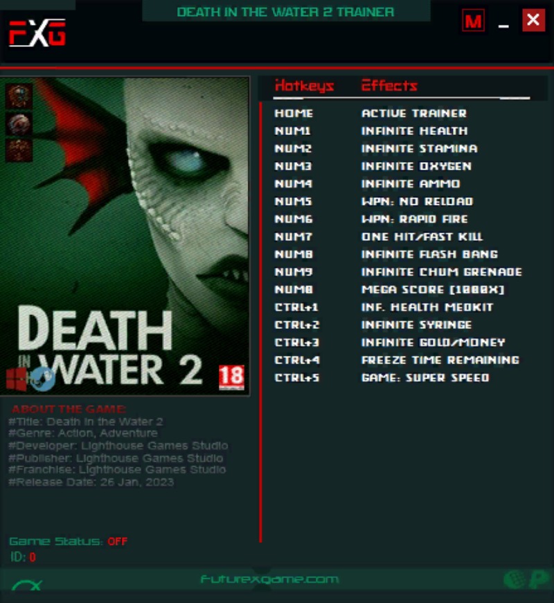 Скачать Death in the Water 2 "Трейнер +15" [1.0.1] {FutureX}