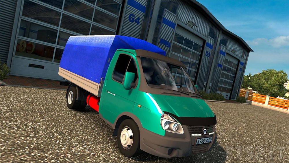 Скачать Euro Truck Simulator 2 "GAZ 3302 Reworked v1,0" - Геймплей