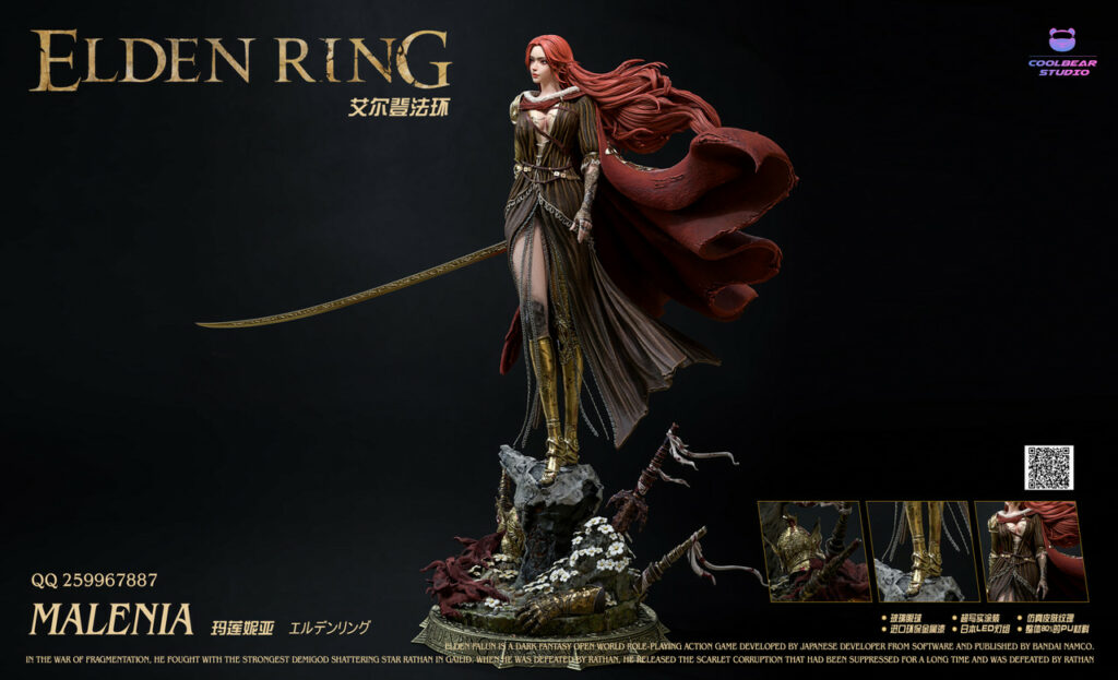 Анонсирована откровенная фигурка Малении из Elden Ring с LED-подсветкой ...