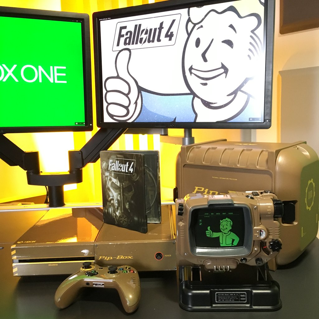 Как выглядит расспакованный Pip-Box - издание Fallout 4