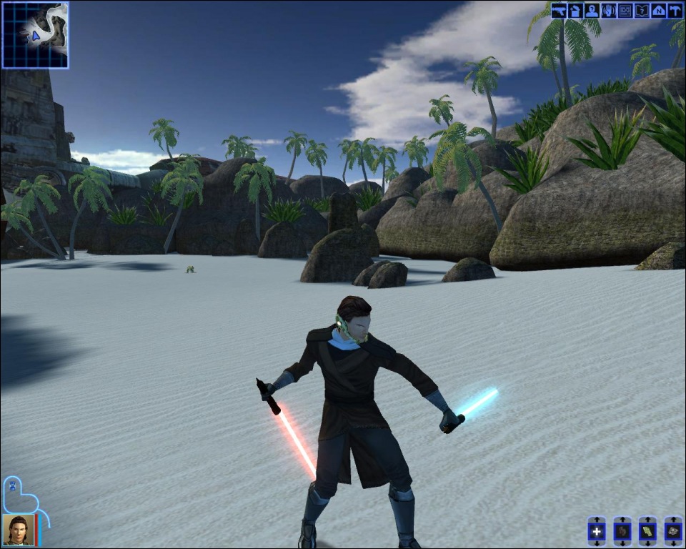 Скачать Star Wars KOTOR "TFU Styled Backhand Sabers" - Геймплей