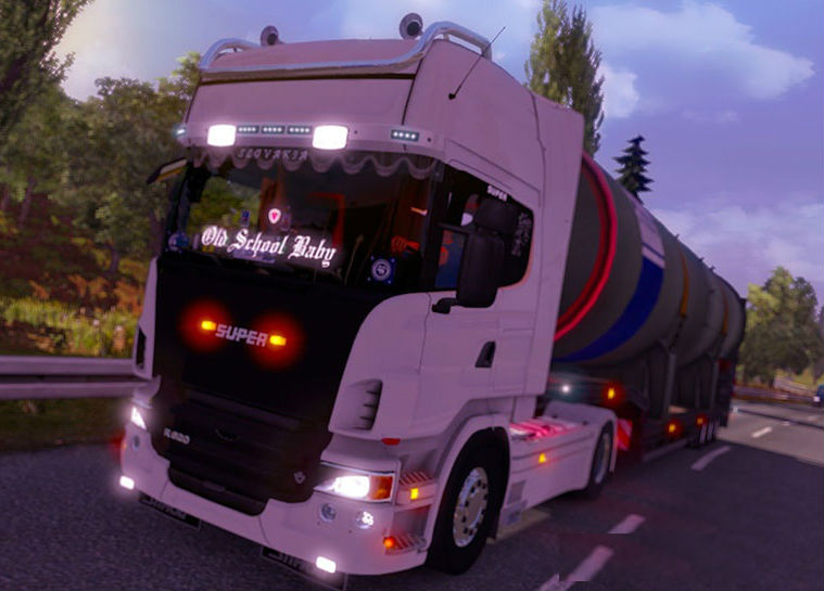 Скачать ETS 2 "Scania R730" - Геймплей