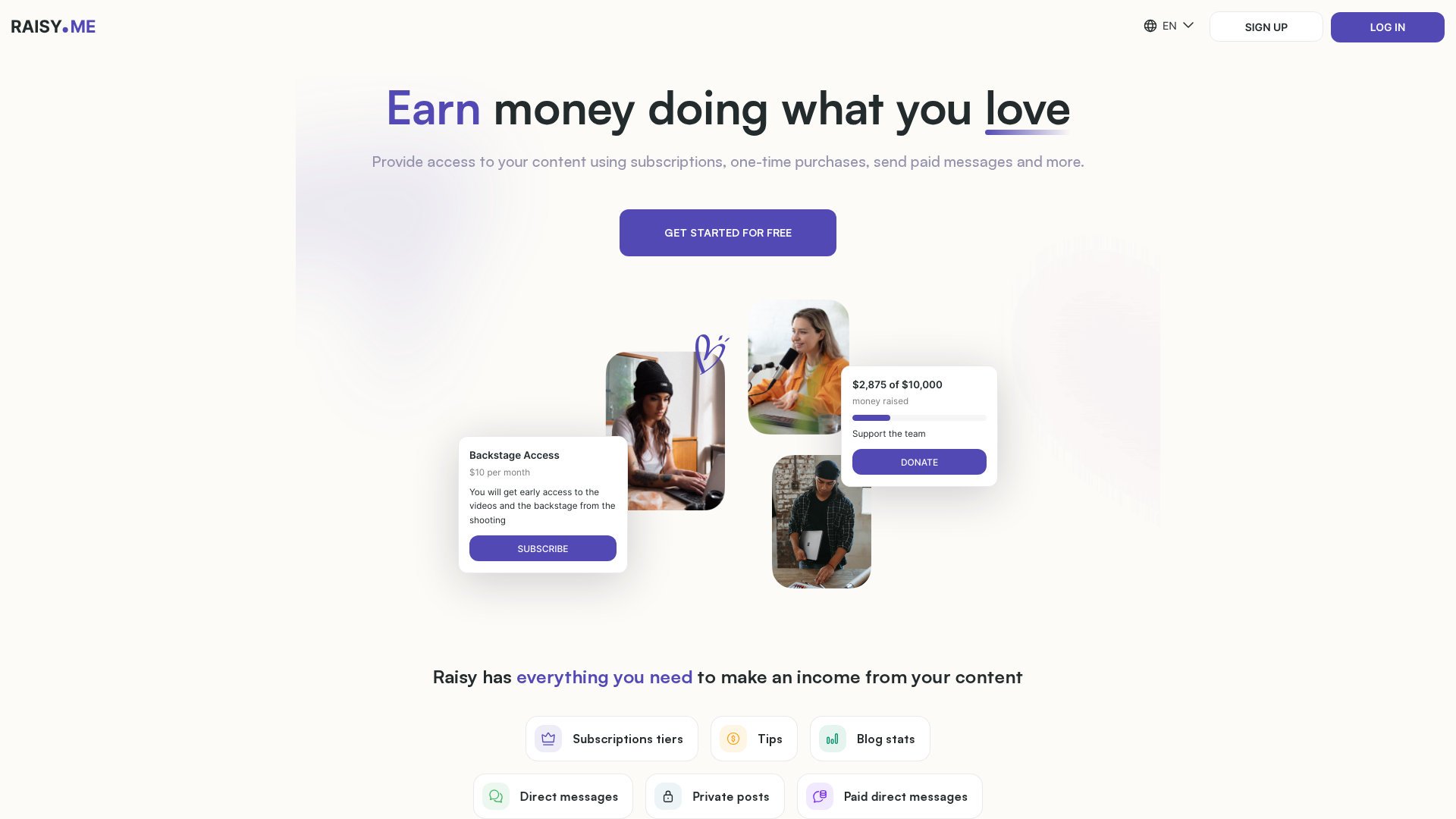 Создатели Boosty запустили Raisy - международный аналог для монетизации ...