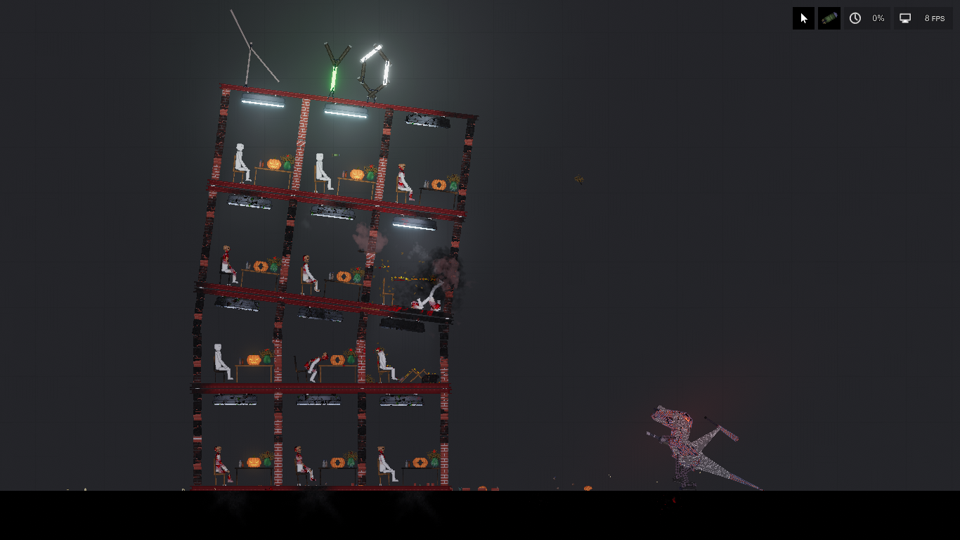 Скачать People Playground "Steel Raptor-модифицированый брат рапторов и ...