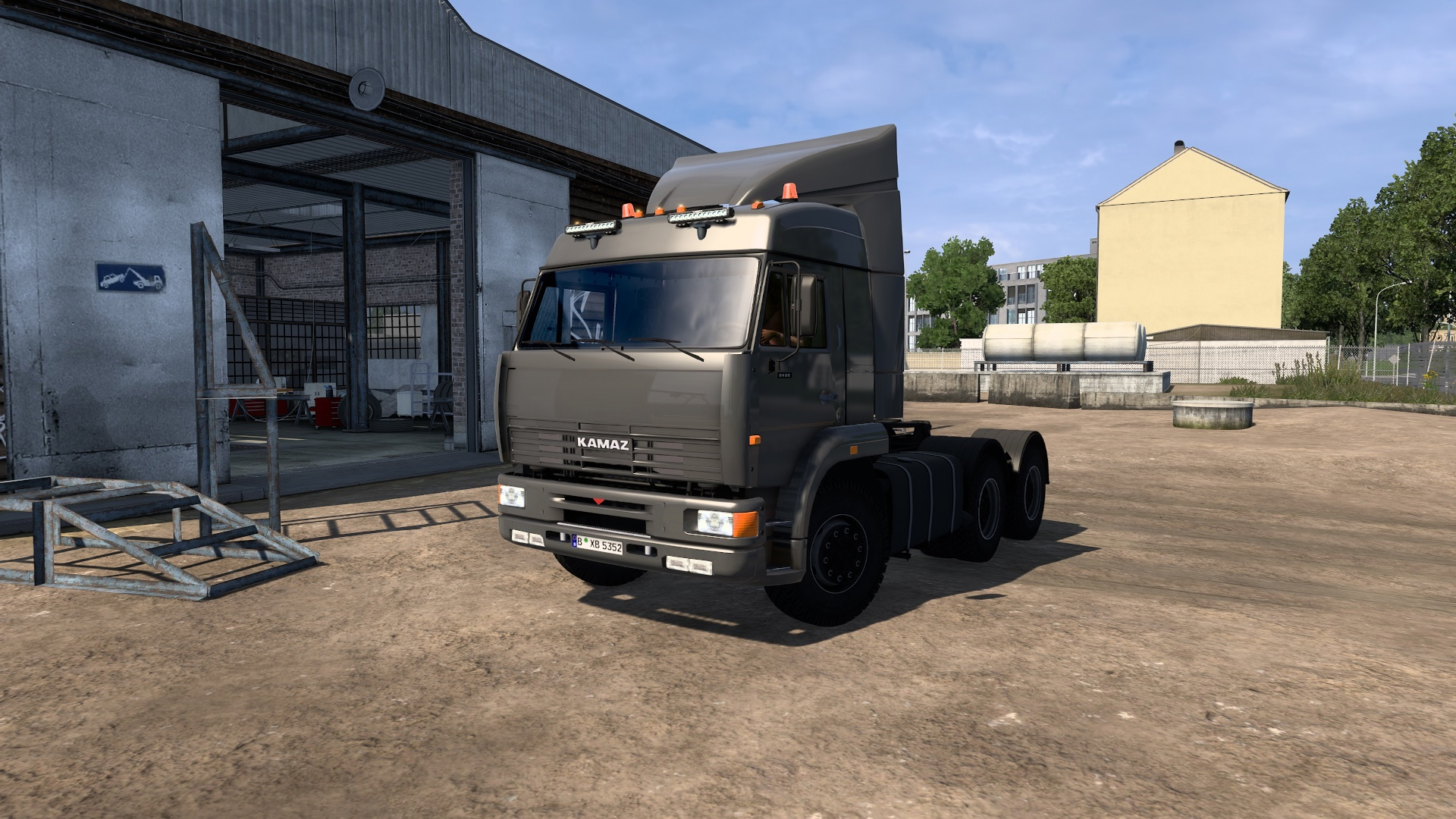 Скачать Euro Truck Simulator 2 "КамаЗ 6460 2008 г" [1.53] - Исправление ошибок