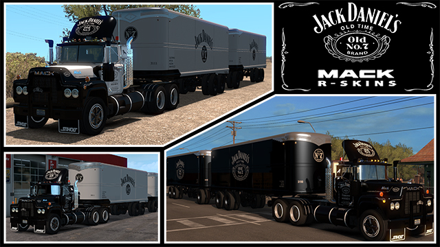 Скачать Euro Truck Simulator 2 "Jack Daniel's Mack R Skins ATS and ETS2 ...