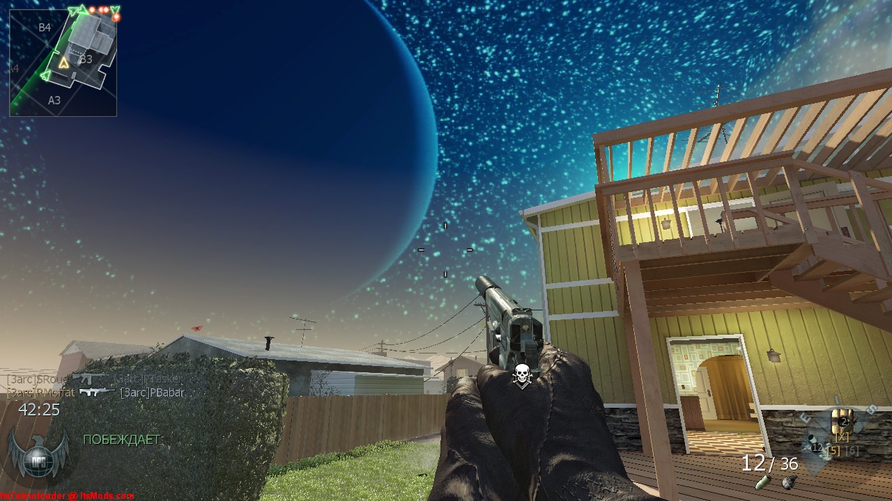Скачать Call of Duty: Black Ops "skybox texture space+stars+moons ...