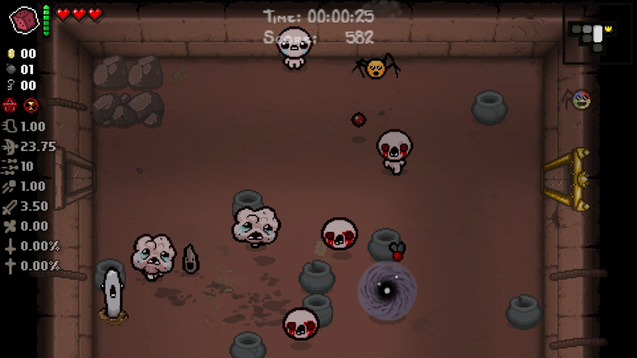 Скачать Binding of Isaac "Rainbow spider" - Геймплей