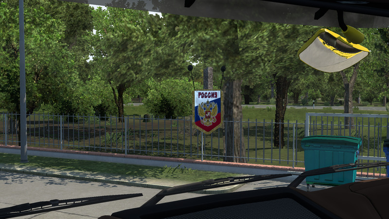 Скачать Euro Truck Simulator 2 "Вымпел Россия" [v.1.0] - Предметы
