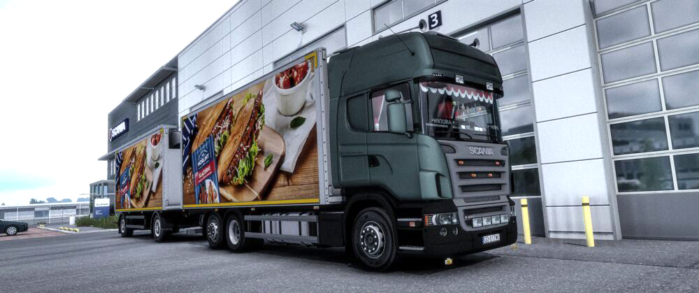 Скачать Euro Truck Simulator 2 "Грузовик Scania R500 Custom" [1.49 ...