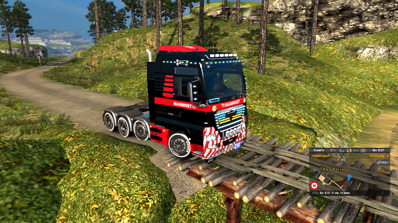 Скачать ETS2 "Карта EAA 2.8.3" - Геймплей