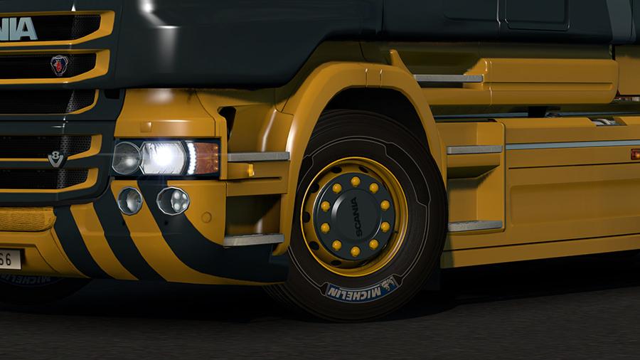 Скачать ETS2 "Abasstreppas Wheel Pack V3.0" - Геймплей
