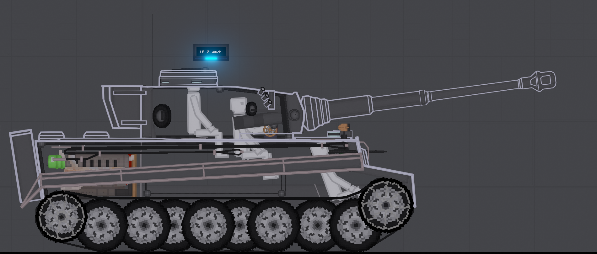 Скачать People Playground "Немецкий тяжёлый танк Tiger 1H(Sd. Kfz. 181 ...