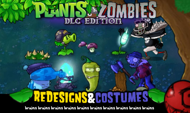 Скачать Plants vs. Zombies "Community DLC Mod - новые растения, зомби и мини-игры" [2.2] - Геймплей