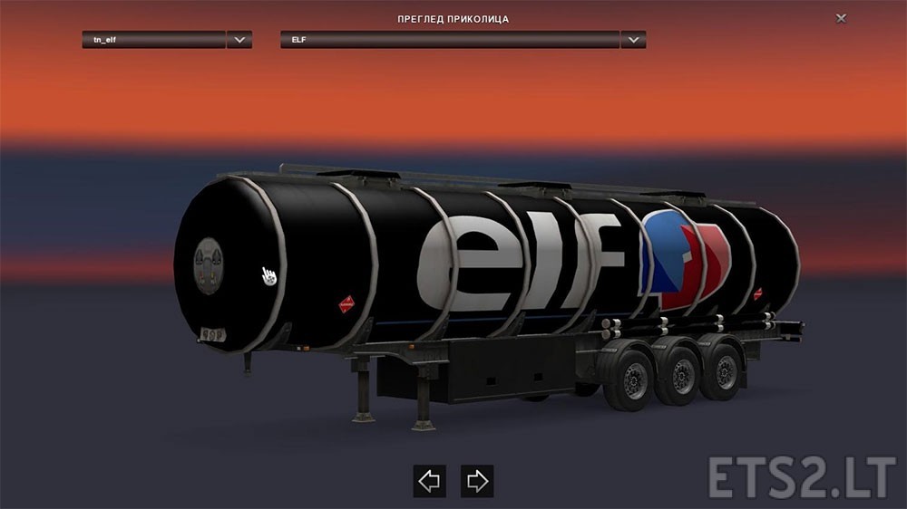 Скачать Euro Truck Simulator 2 "ELF Cistern" - Транспорт