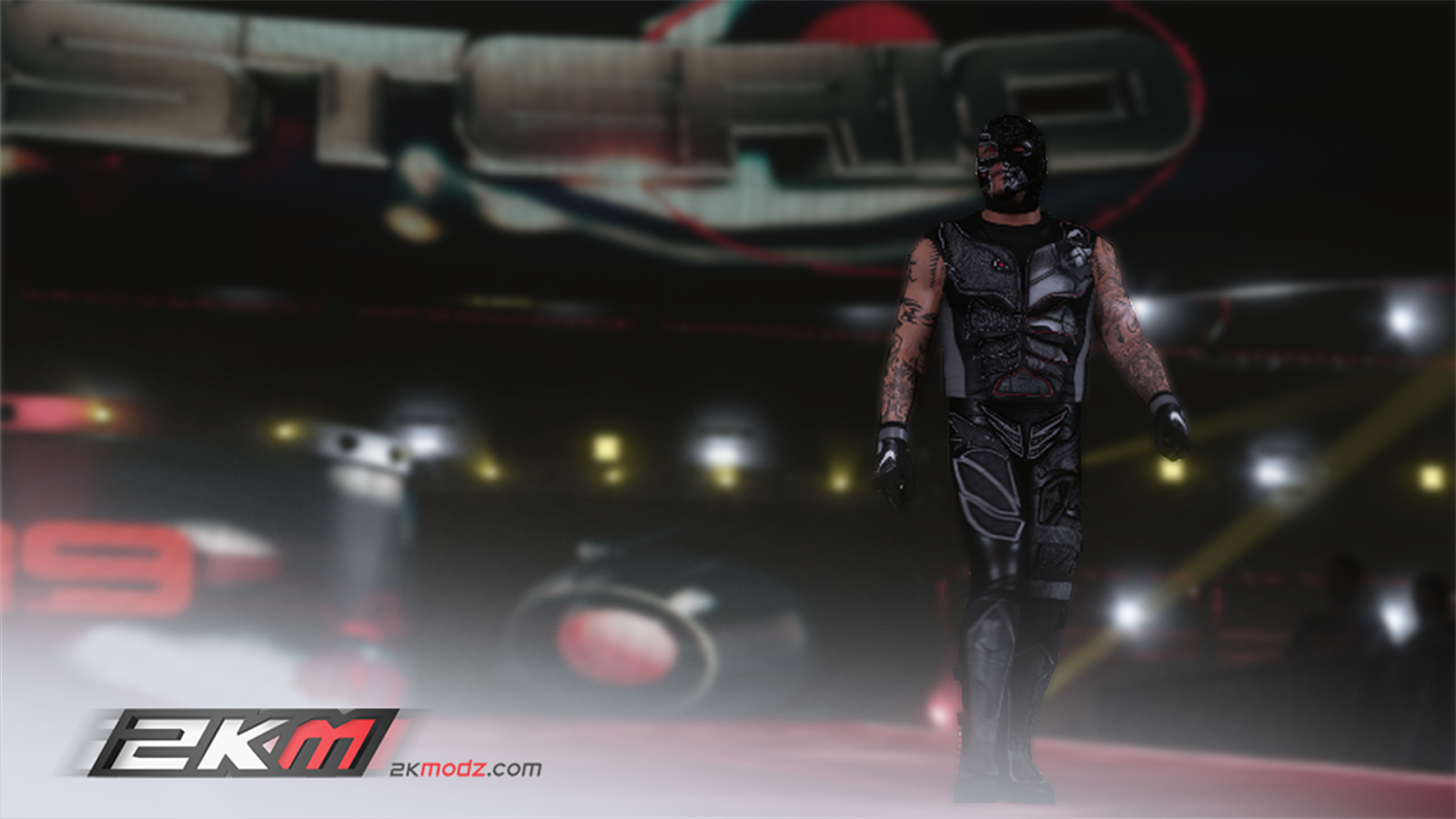 Скачать WWE 2K19 "Rey Mysterio (TERMINATOR) MOD" - Геймплей