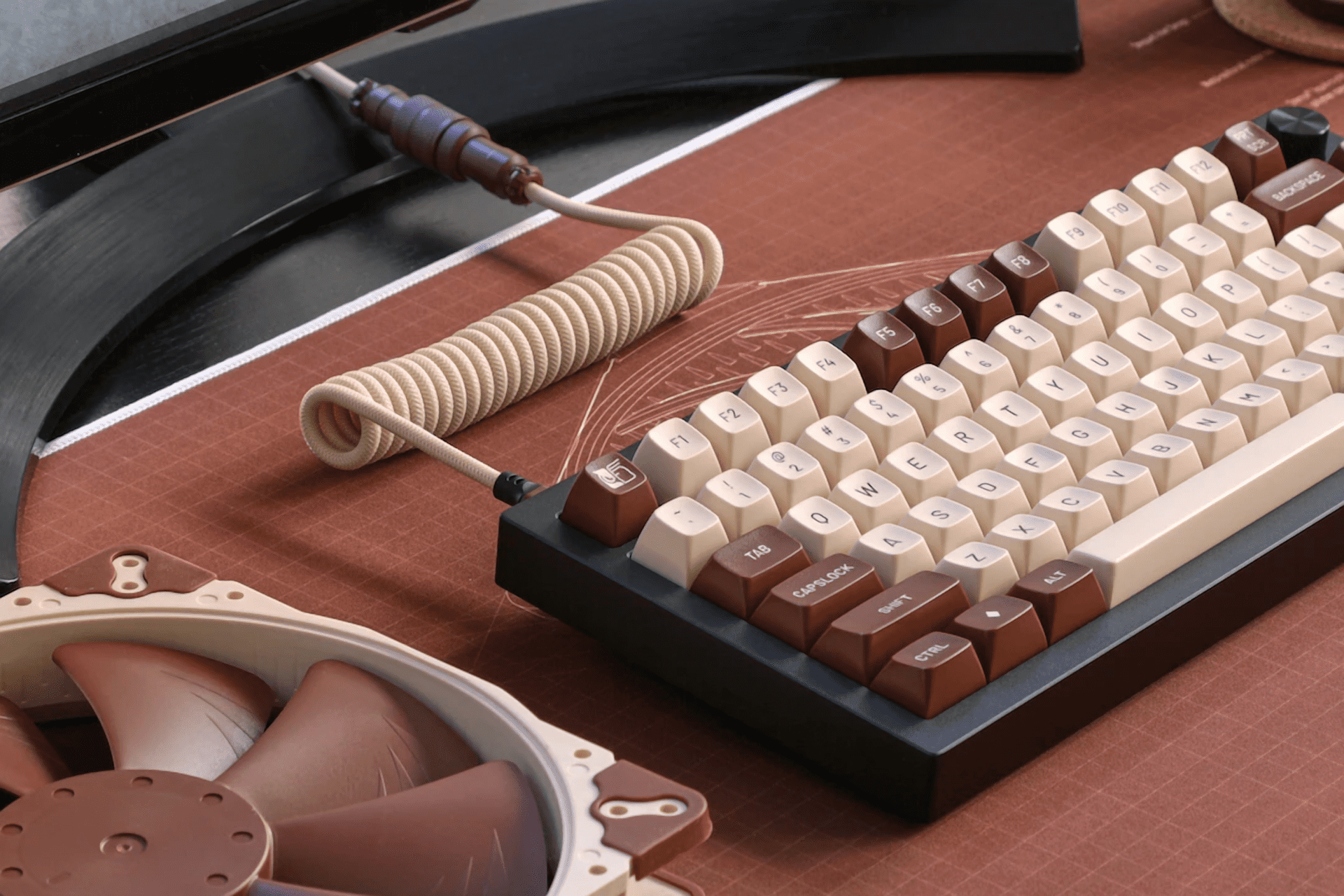 Drop + MiTo MT3 Noctua Keycap Set - кейкапы в дизайне Noctua