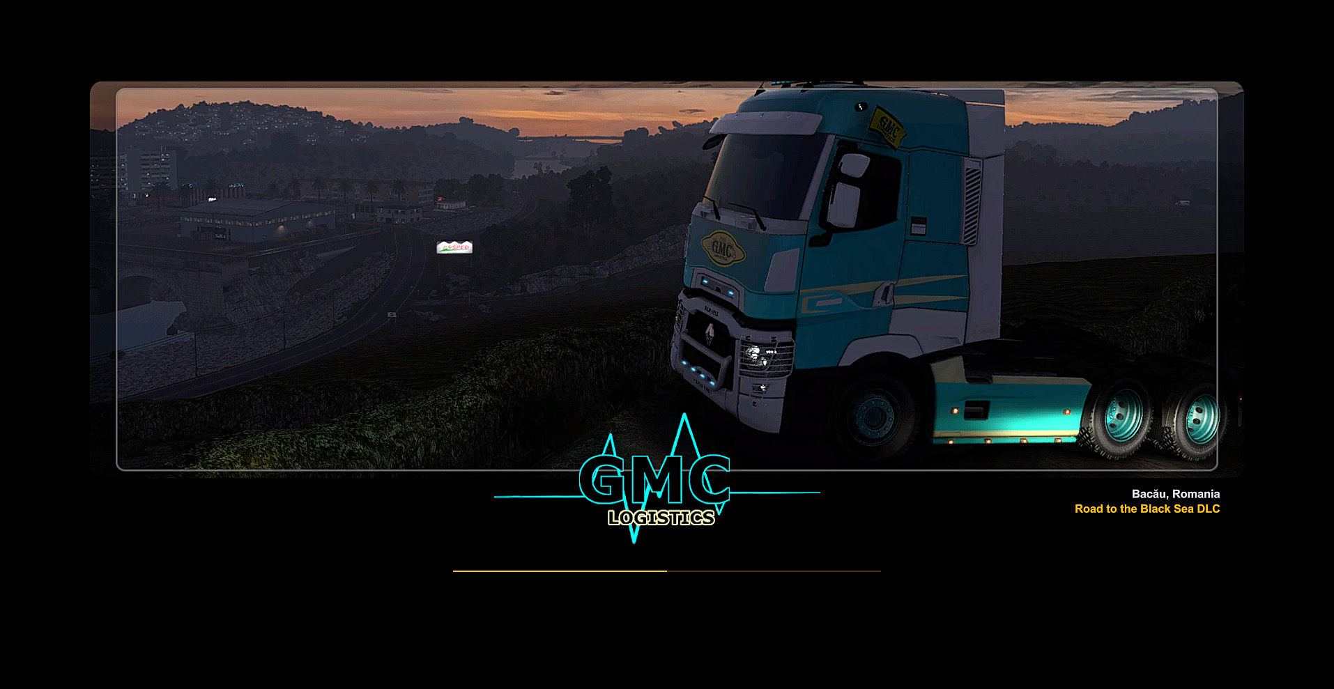 Скачать Euro Truck Simulator 2 "Загрузочные экраны GMC Logistics" [1.45] - Транспорт