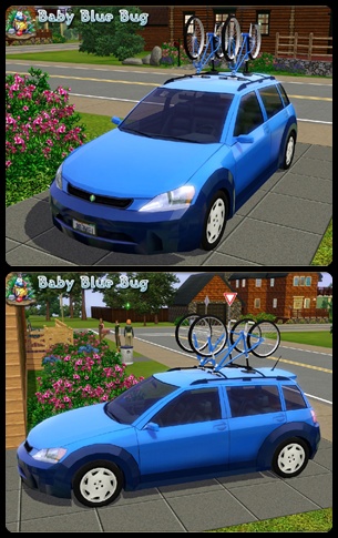 Скачать Sims 3 "Hatchback with Bicycles" - Геймплей