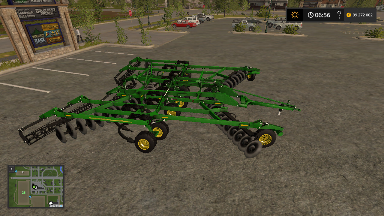 Скачать Farming Simulator 17 "JD 2720 DISC RIPPER V1.0" - Геймплей