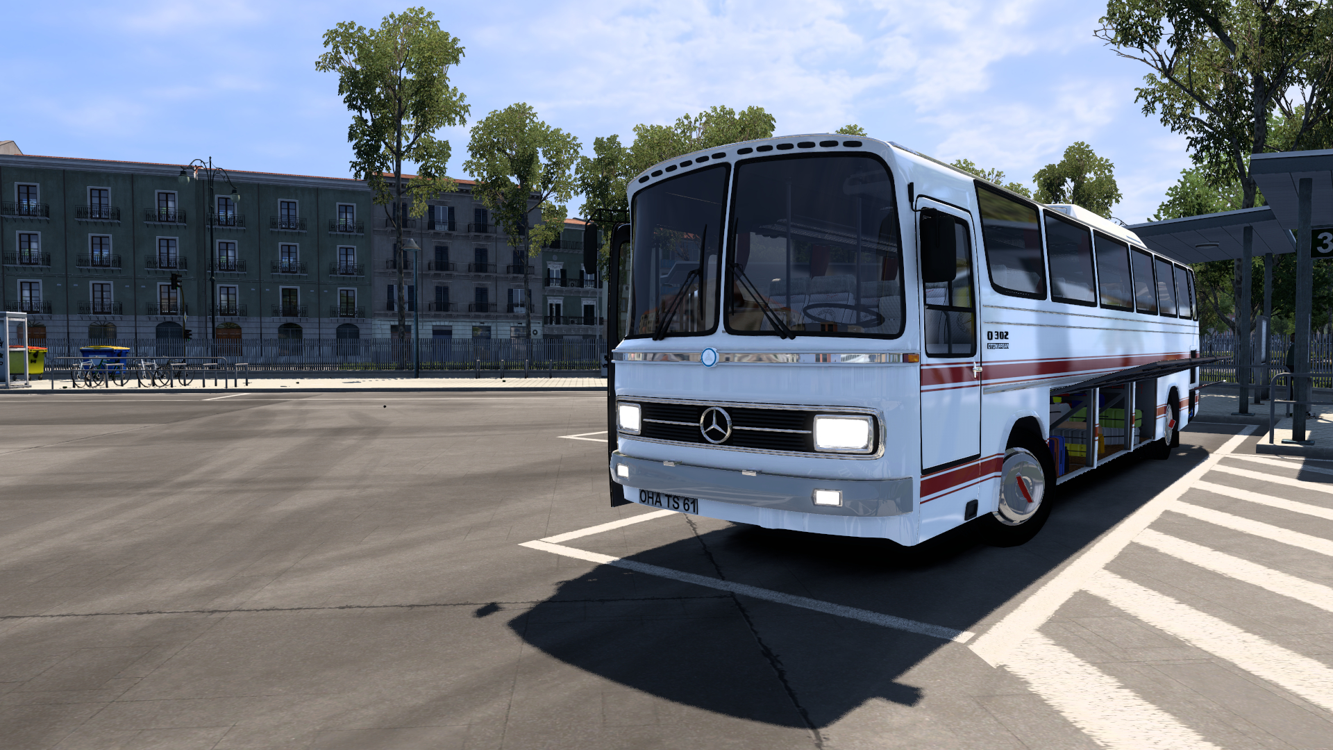 Скачать Euro Truck Simulator 2 "Mercedes-Benz O302" [1.49] - Транспорт