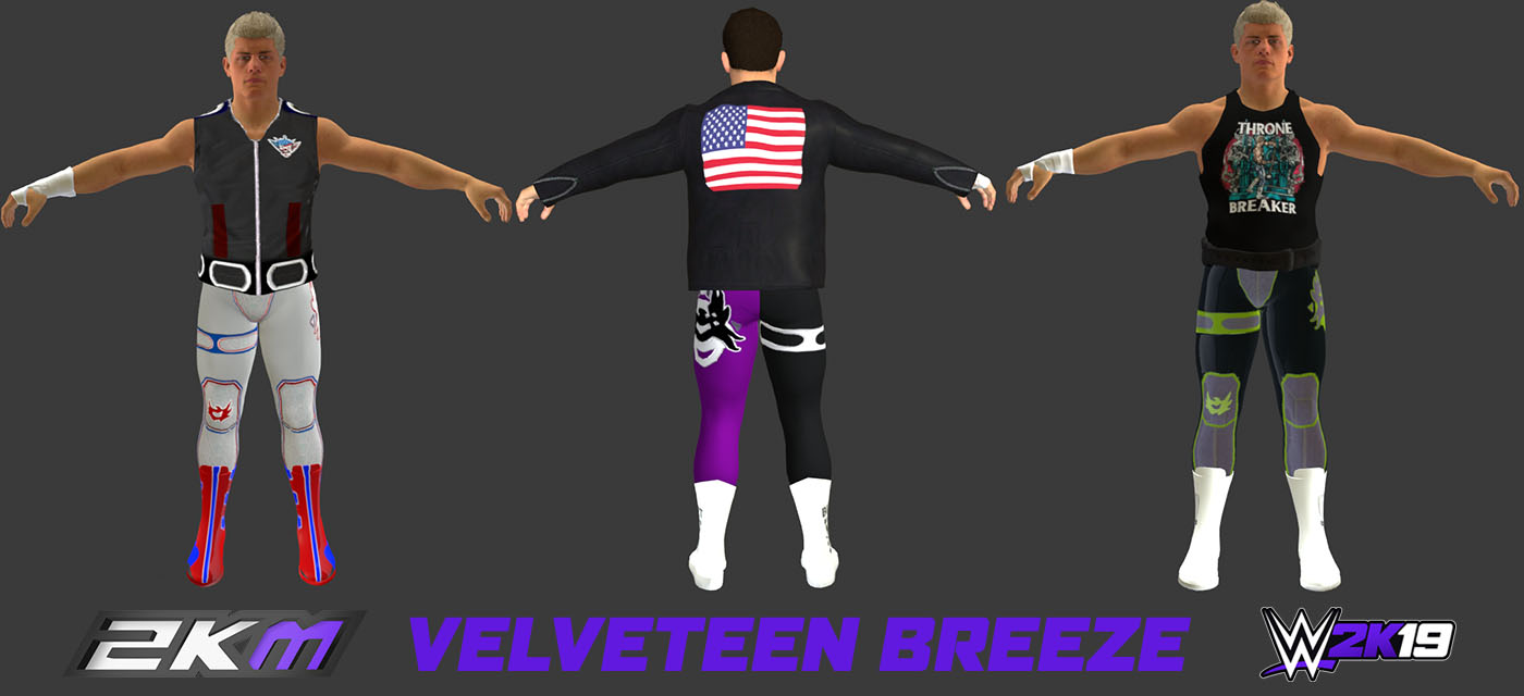 Скачать WWE 2K19 "Cody Rhodes 6 Attire Pack MOD" - Геймплей